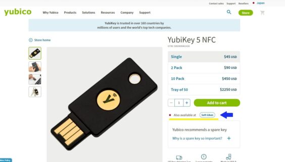 YubiKeyShop【YubiKey正規代理店】ECショップを開設しました！ | 株式会社ソフト技研 | YubiKey,YubiOn,認証 ...